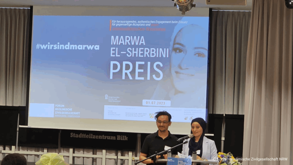 Verleihung des MARWA EL-SHERBINI Preises | SmF e.V.
